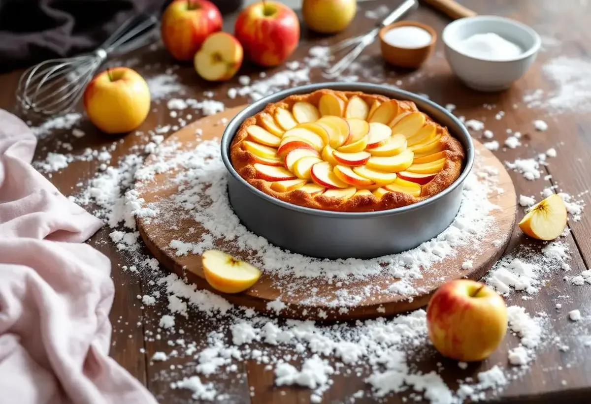 « J'ai donné cette recette de gâteau aux pommes à ma famille : ils me ...