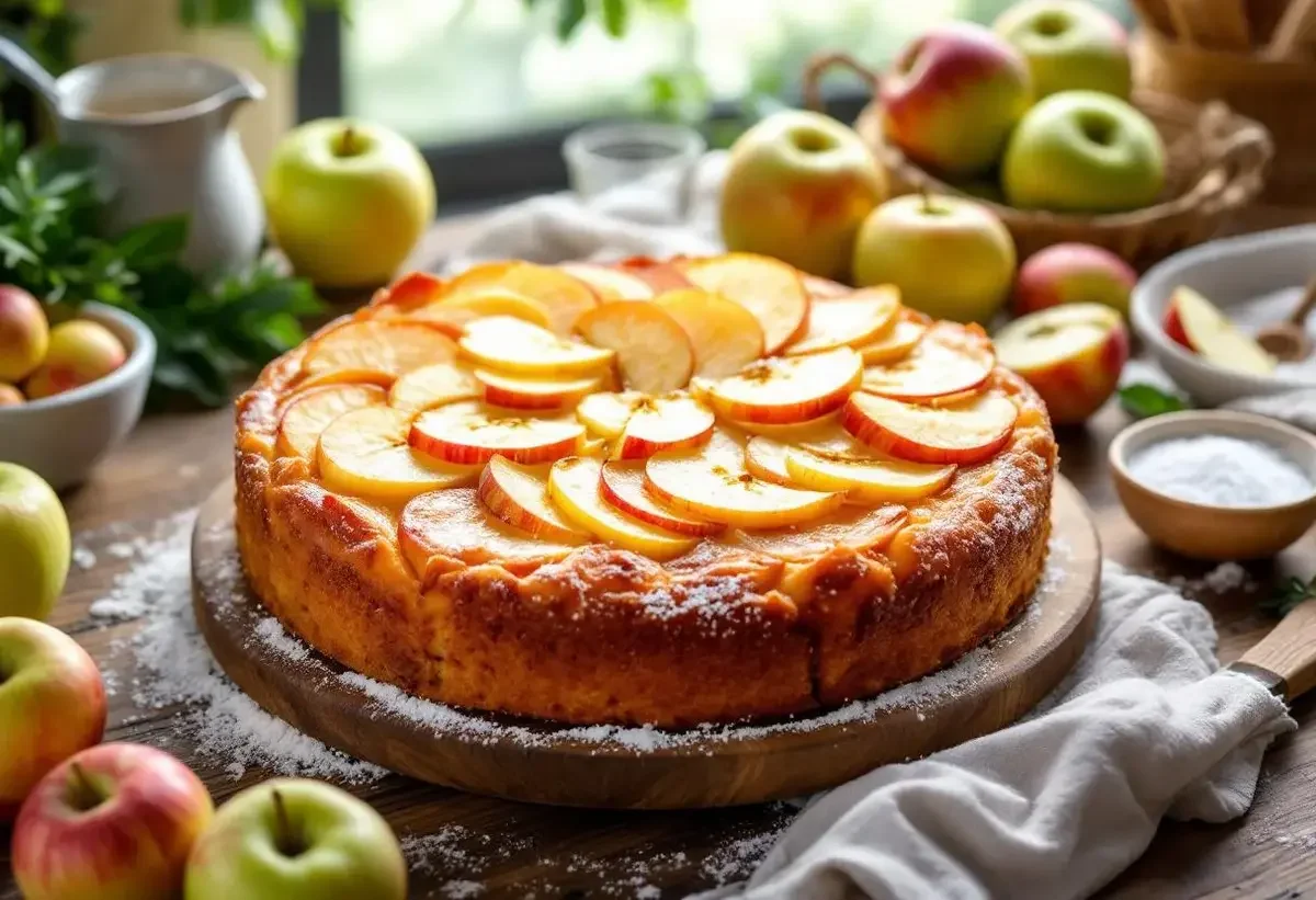 « J'ai donné cette recette de gâteau aux pommes à toute ma famille ...